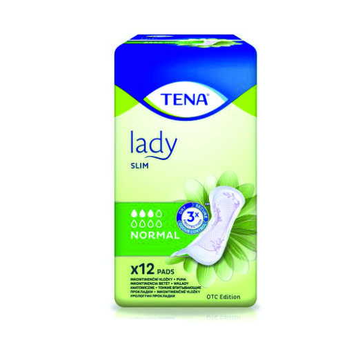 TENA LADY SLIM NORMAL, ABSORBANTE INCONTINENTA URINARA, 12 BUC/PACHET ...